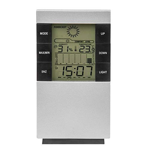 Preis-Zone 6 Funktionen Wetterstation Raumtemperatur Digital ...