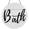 Amazon.com: YELLOW LOTUS 3d Bath Sign for Bathroom Decor - 11” Modern ...