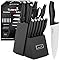 Amazon.com: Kuisine Kitchen Chef Knife Block Set,High Carbon Stainless ...