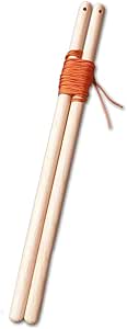 Amazon.com: 12.5 inches (32cm) Beech Wooden Diabolo Handsticks with ...