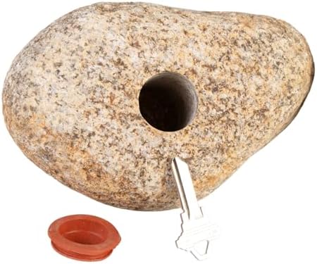 Hide A Key in Plain Sight in a Real Looking Rock/Stone, Holds Standard ...