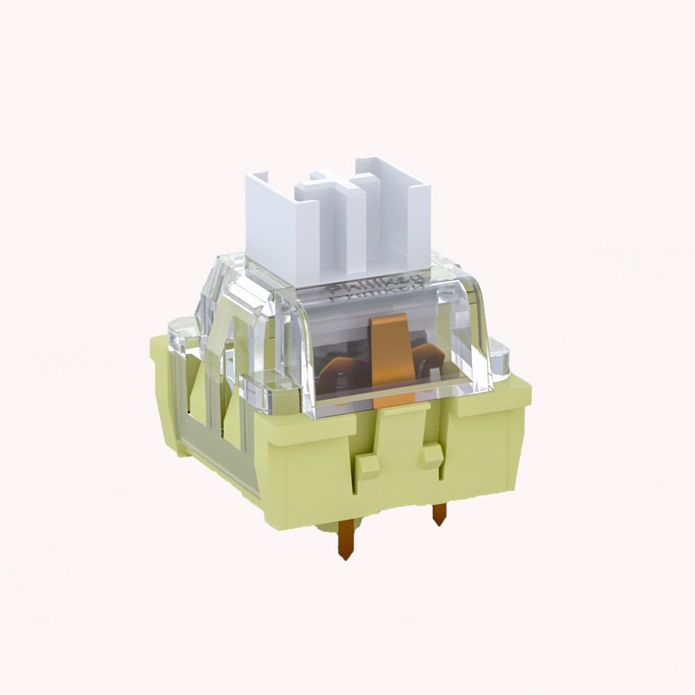 Bantida Mechanical Keyboard Switches,3 pin 40gf Tactile White stem ...