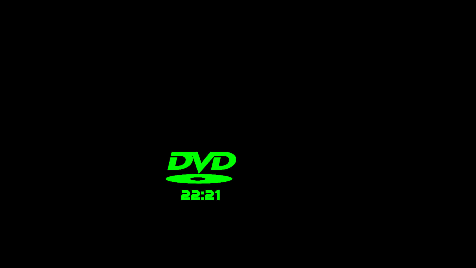 Bouncing DVD Logo Screensaver, Bouncing DVD Clock Screensaver, DVD ...