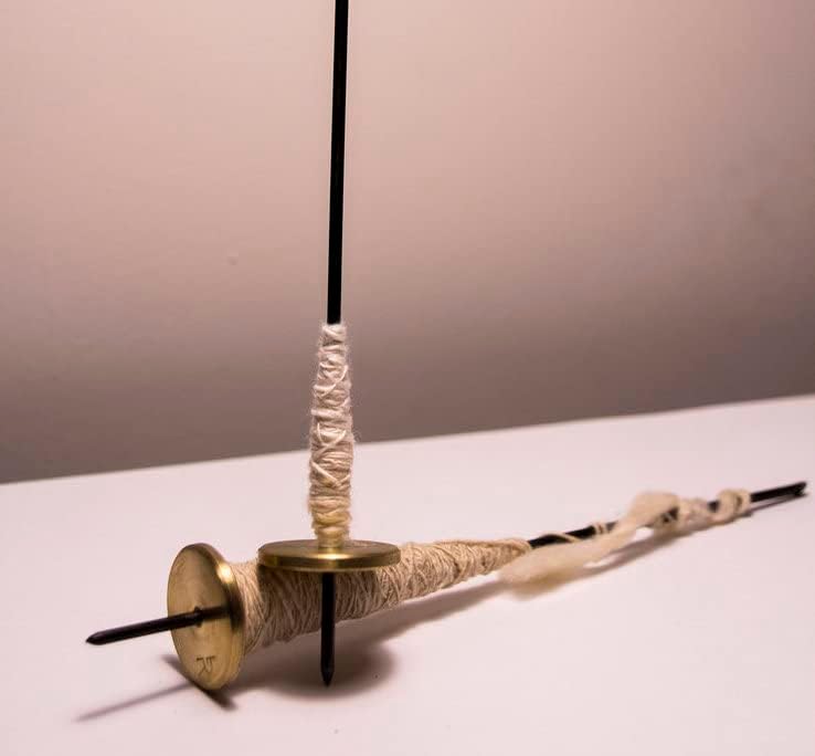 Aks Creations Takli Drop Spindle Top Khadi Cotton Yarn Spinning Metal ...