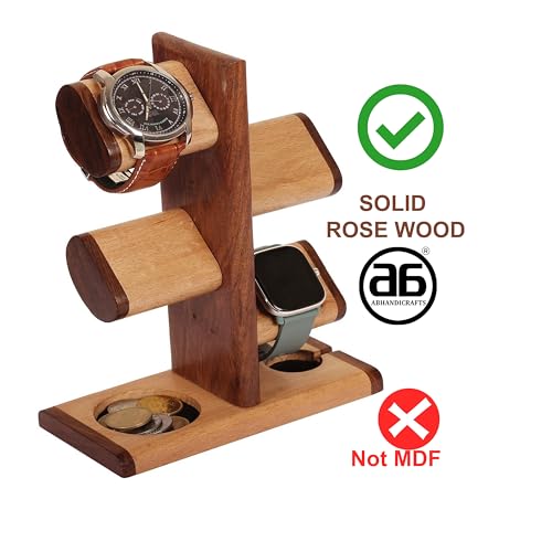 ABHANDICRAFTS - Watch Stand 5 in One Multiple Watch Display Tower for ...