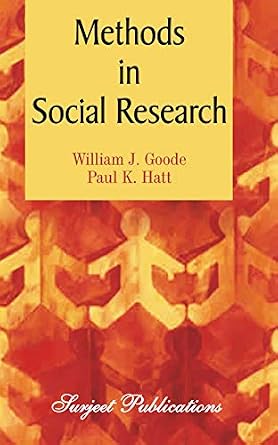 METHODS IN SOCIAL RESEARCH - ISBN: 978-81-229-0501-4 : Amazon.in: Books