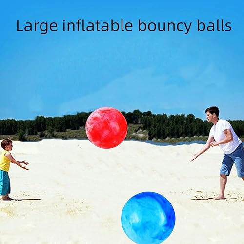 Snapklik.com : 2 Pcs 15 Inch Marbleized Bouncy Balls For Kids Large ...
