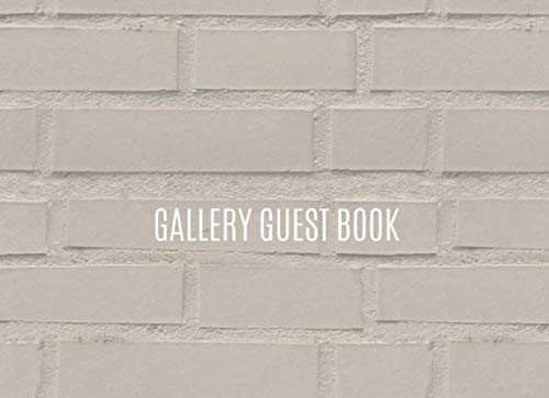 Gallery Guest Book | With Space For Collecting Email Addresses, Name ...