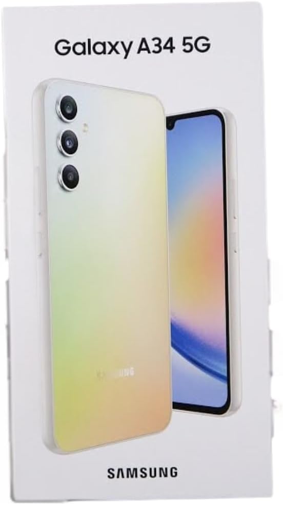 Samsung Galaxy A34 5G 128GB Awesome Silver 16,65cm (6,6") Super AMOLED ...