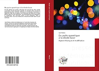 Amazon.com: Du puits quantique à la diode laser: Aspects théoriques et ...