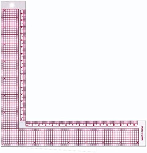 Amazon.com: Plastic L-Square Ruler Sewing Measuring 90 Degree ...