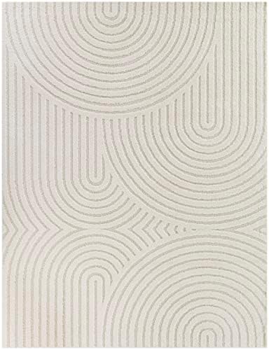 Amazon.com: Balta Rugs Caserio Modern Geometric Area Rug, Cream, 5' 3 ...