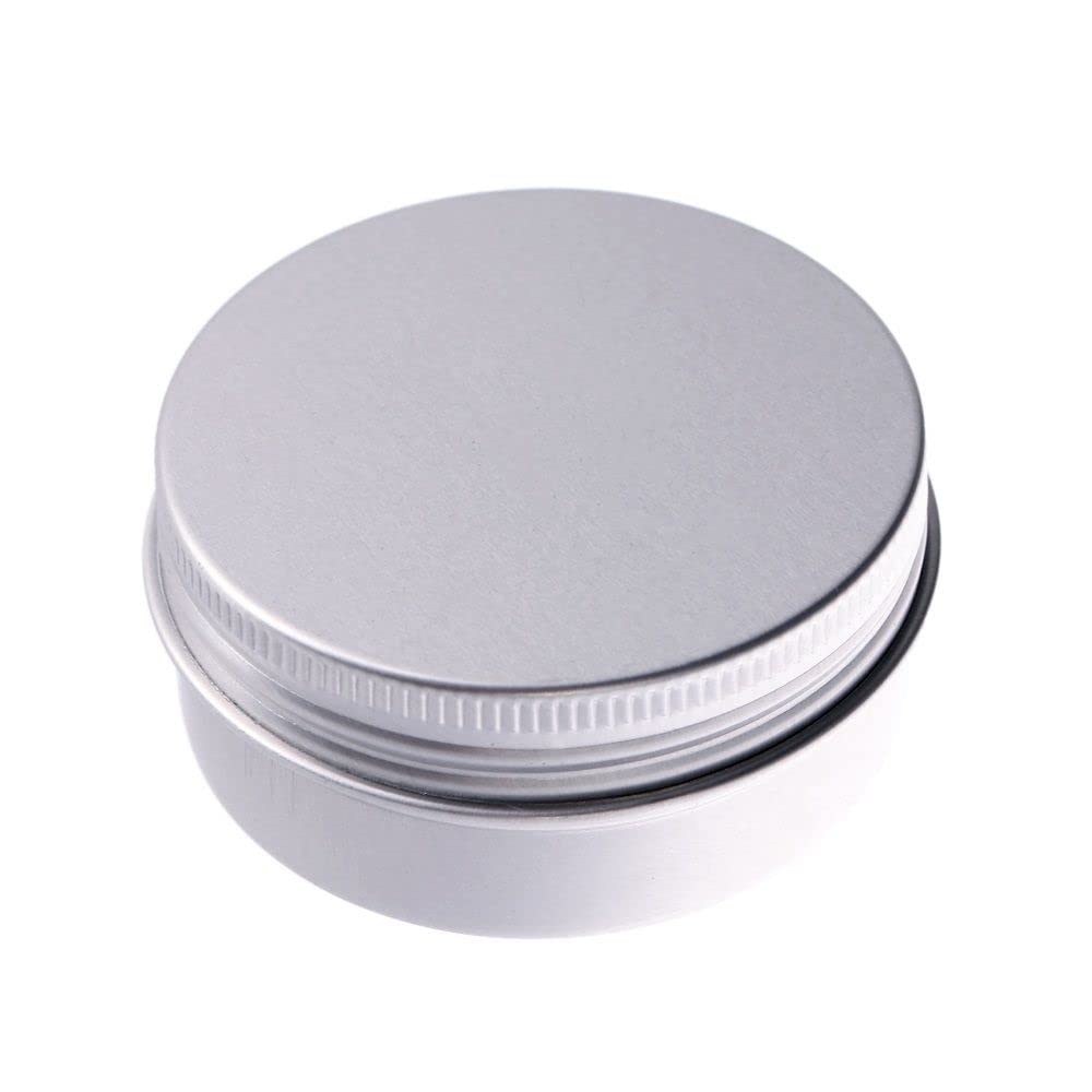 Amazon.com: Screw Top Round Aluminum Tin Cans,Cosmetic Sample ...