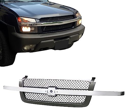 Amazon.com: CarPartsDepot Bright Textured Dark Gray Grille Mesh Insert ...