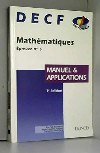 Amazon.in: Buy Decf 5/96 mathematiques manuel et applications Book ...