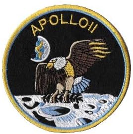 Nasa Apollo 11 Yellow Border Embroidered Badge Patch Sew-on or Iron-on ...
