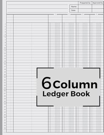 Amazon.com: 6 Column Ledger Book: Accounting Book for Business an ...