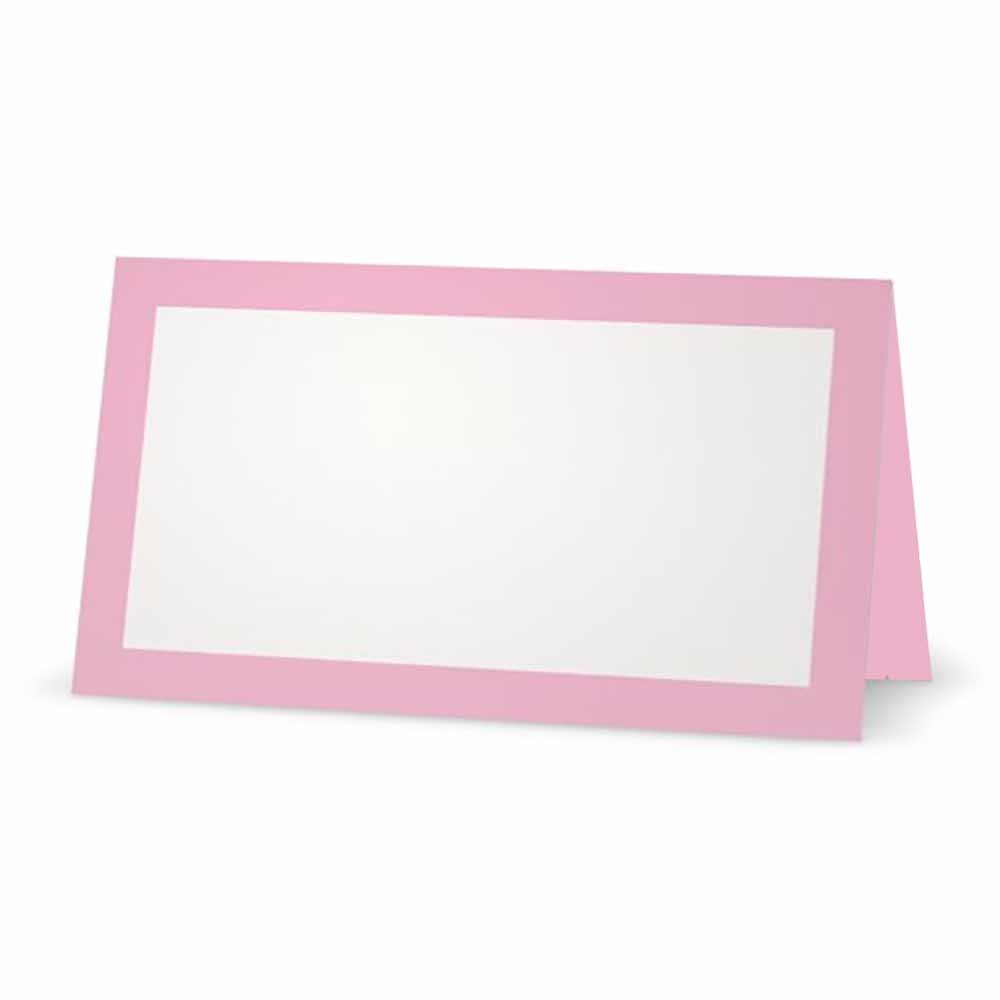 Amazon.com: Light Pink Place Cards - Flat or Tent Style - 10 or 50 Pack ...