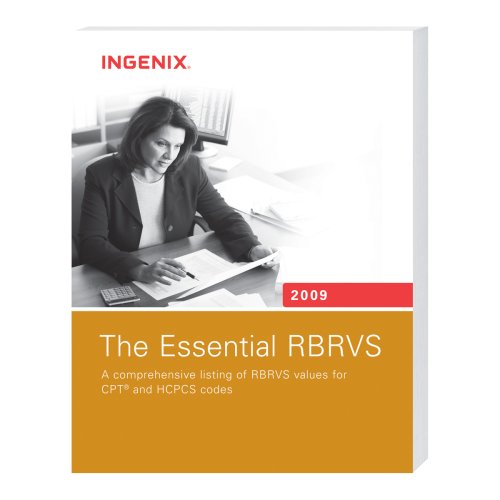 The Essential RBRVS 2009: Ingenix: 9781601512185: Amazon.com: Books