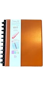 Amazon.com: Refillable Discbound Notebook Classic Size (7x9.25) 75 ...