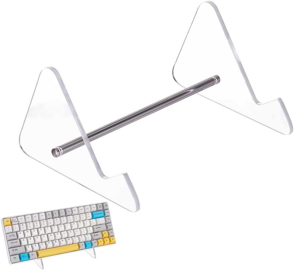 Amazon.com : 2-Tier Keyboard Display Stand Clear Acrylic Tablet Stand ...