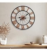 Amazon.com: TopCity Decorative Mirror Wall Clocks 27.5inch Large Modern ...