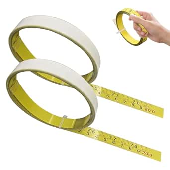 2 Pcs Self-Adhesive Measuring Tape,Imperial & Metric Tape Measure ...