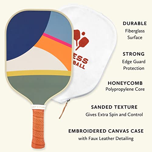 Recess Pickleball Paddles - Fiberglass Surface, Honeycomb Core, Foam ...