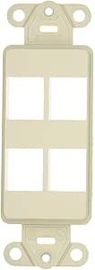 Leviton QuickPort 4-Port Decora Insert, Almond : Amazon.co.uk: DIY & Tools