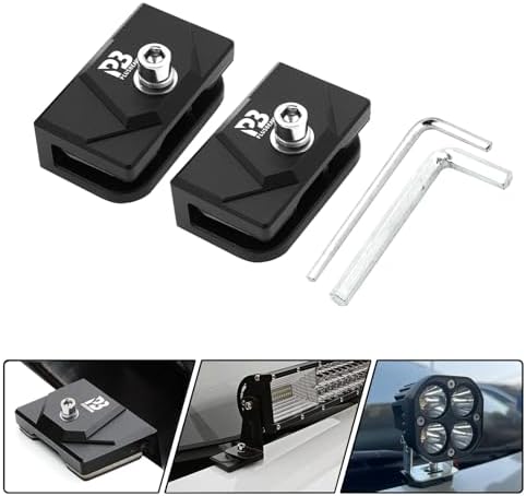 Amazon.com: PLUSBEAM Ditch Light Brackets, 2PCS Hood Mount Light ...