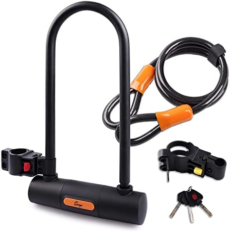 Amazon.com: SUNYA Bike Lock Heavy Duty Anti Theft. Large U Lock for ...