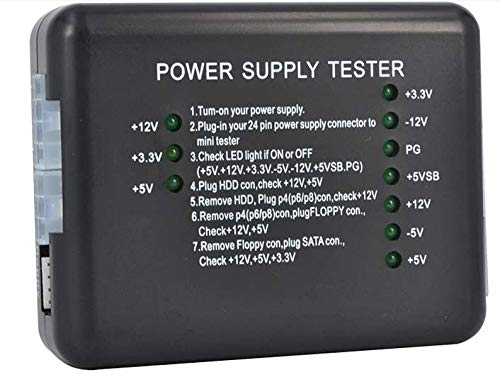 AXWtech SMPS power supply tester for pc 20 or 24 Pin PSU ATX SATA HDD ...