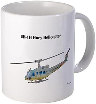 Amazon.com: 11 ounce Mug - UH-1H Huey Helicopter Mug - S White " : Home ...