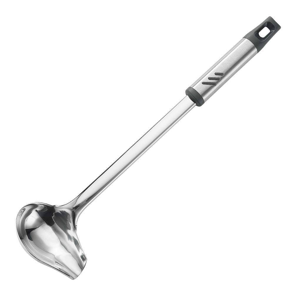 Lebabo Gravy Ladle, 2 oz Small Ladles for Serving Sauce, Stainless ...