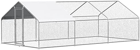 Amazon.com: 130"x40"x40" Metal Chicken Coop Playpen with Waterproof ...