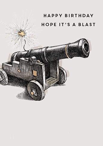 Happy Birthday Hope Its A Blast Birthday Greeting Card King ...