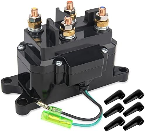 Amazon.com: Winch Solenoid Relay, Winch Contactor Reversing Relay for ...