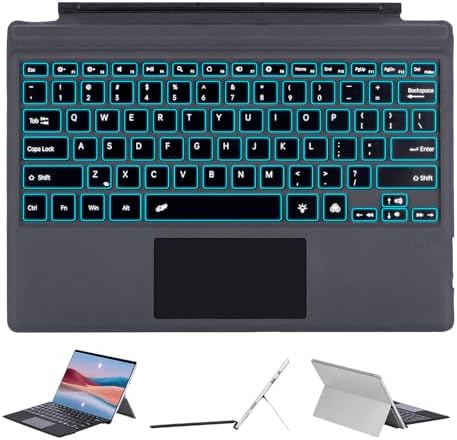 Amazon.com: Surface Pro 7 Wireless Bluetooth Keyboard with Touchpad 7 ...