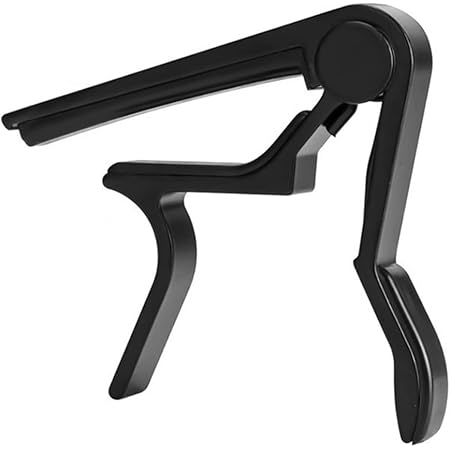 Amazon.com: 6-String Acoustic & Electric Guitar Capo- Single Handed ...
