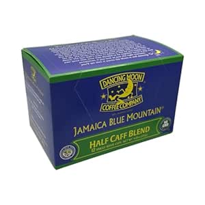 Amazon.com: Dancing Moon Jamaica Blue Mountain® Half Caff Blend, 12 ...