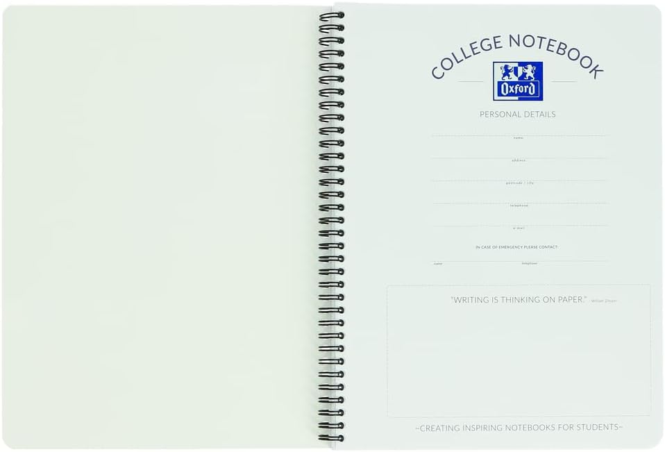 Oxford School College Notepad Pack of 3 A4+ Lined 80 Sheets 23 Holes ...