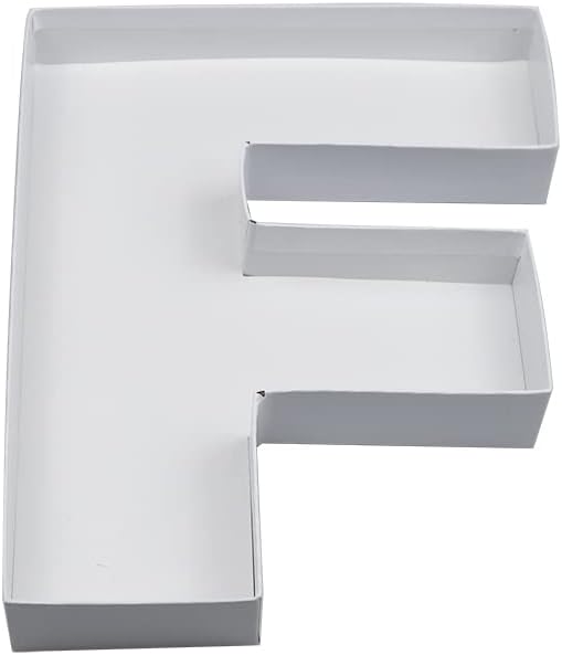 Amazon.com: 10" F Shaped Cardboard Letter Mache Chocolate Sweets Candy ...