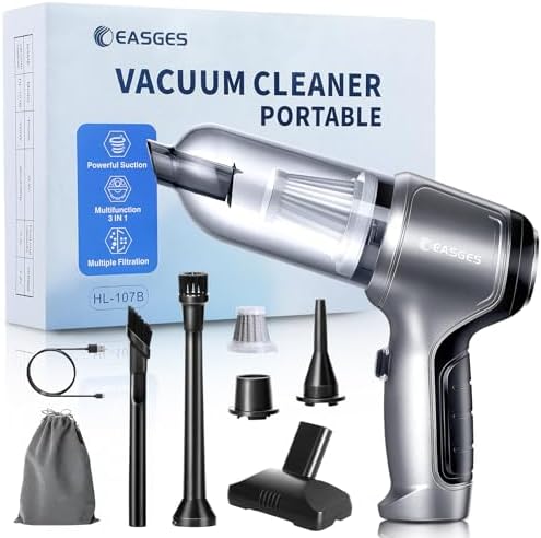 Amazon.com: Saker Foldable Vacuum Cleaner Portable Cordless17000PA ...