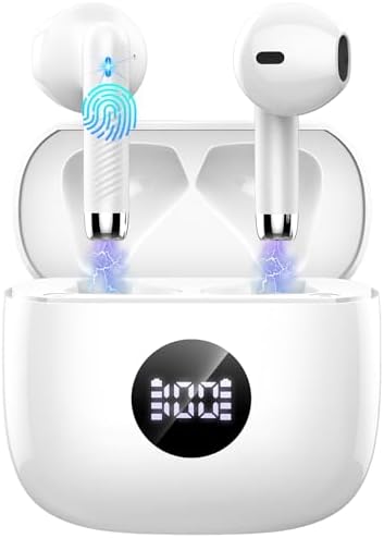 Amazon.com: Wireless Bluetooth 5.4 Earbuds, Ear Buds LED Power Display ...