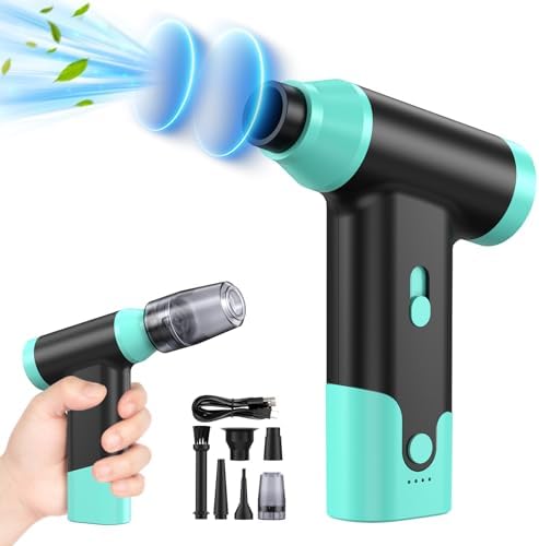 Electric Dust Blower and Compressed Air Spray, 150,000 RPM Jet Dry ...