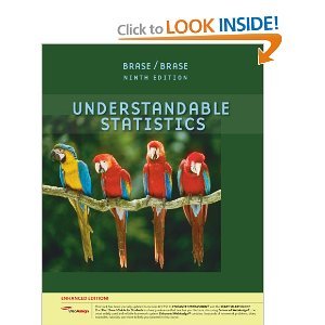 Understandable Statistics 9th (Nineth) Edition byBrase: Brase: Amazon.com: Books