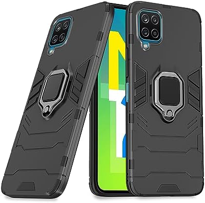 Pikkme Samsung Galaxy M12 / F12 / A12 Back Cover | D5 Tough Armor ...