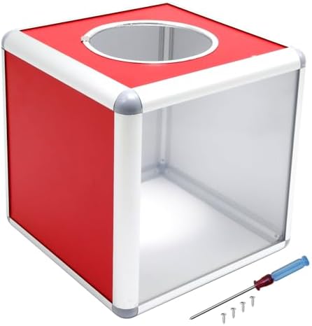Amazon.com: Lottery Lucky Box, Acrylic Donation Ballot Box, Square Raffle Ball Game Box ...