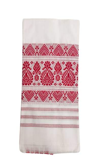 Assamese Handmade & Breathable Pure Cotton Gamucha for Men | Heavy ...