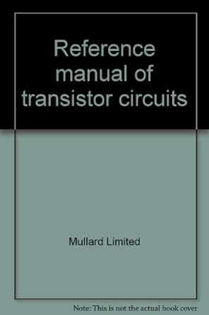 Mullard Reference Manual of Transistor Circuits: Books - Amazon.ca